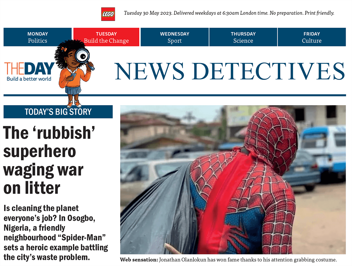The 'rubbish' superhero waging war on litter (Reading Level 3) - The ...
