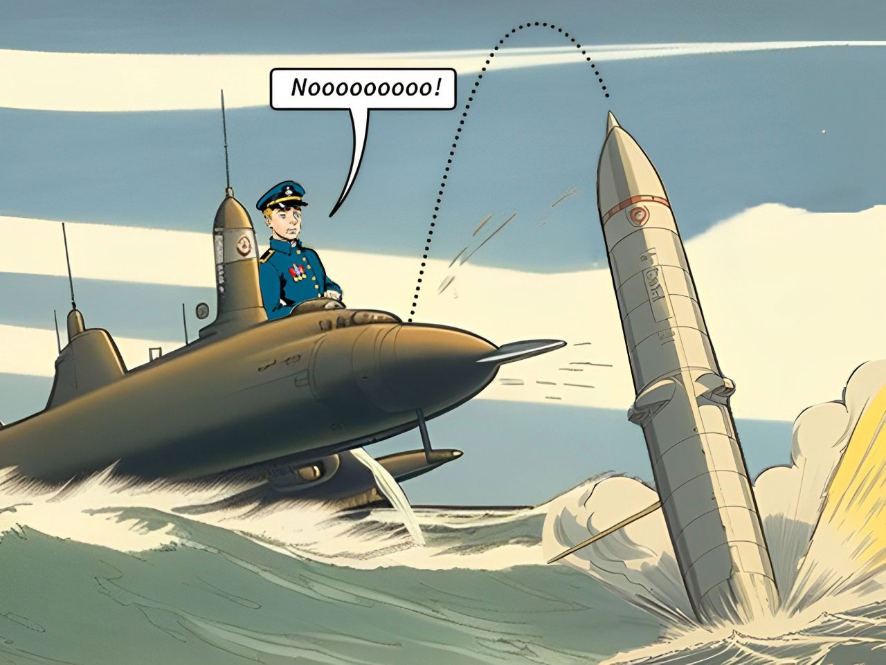 UK sub almost sinks itself with missile flop (Reading Level 3) - The Day