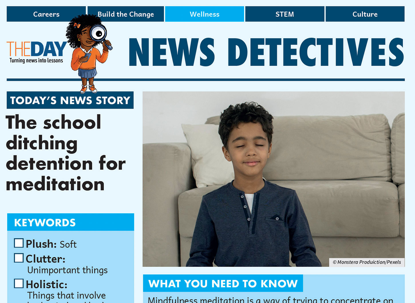 The school ditching detention for meditation - The Day