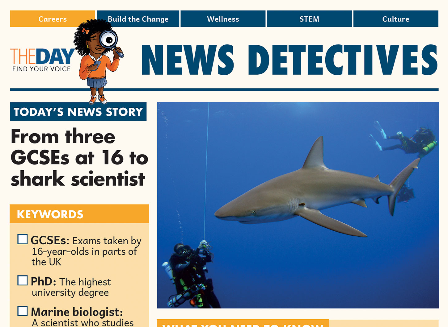 From three GCSEs at 16 to shark scientist - The Day