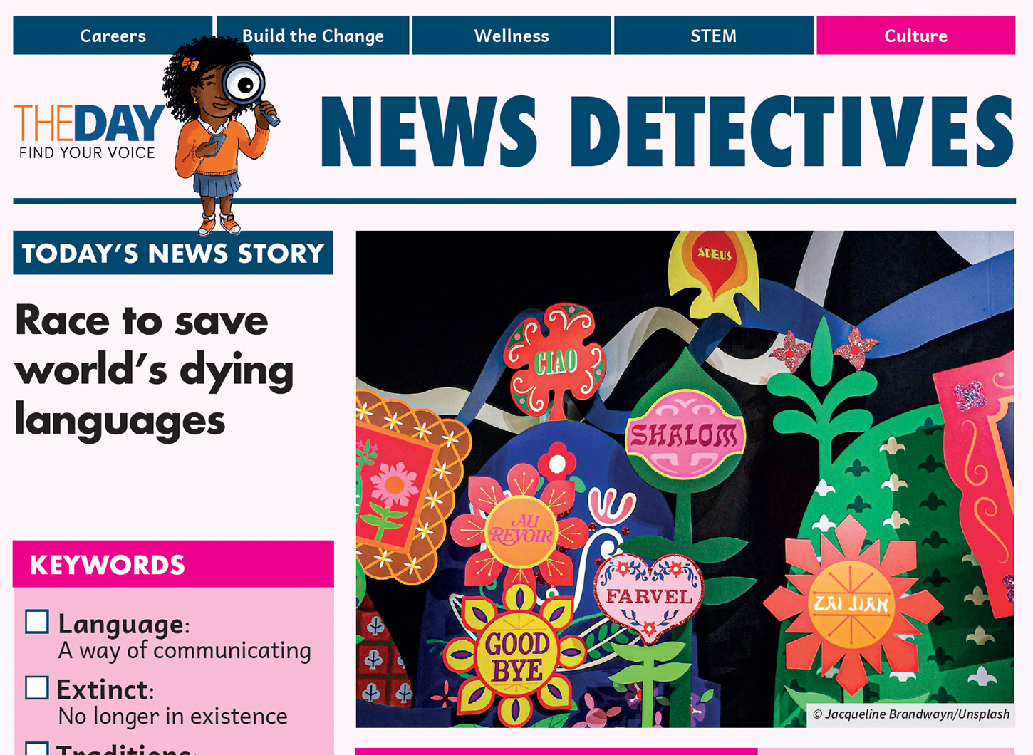 Race to save world's dying languages - The Day