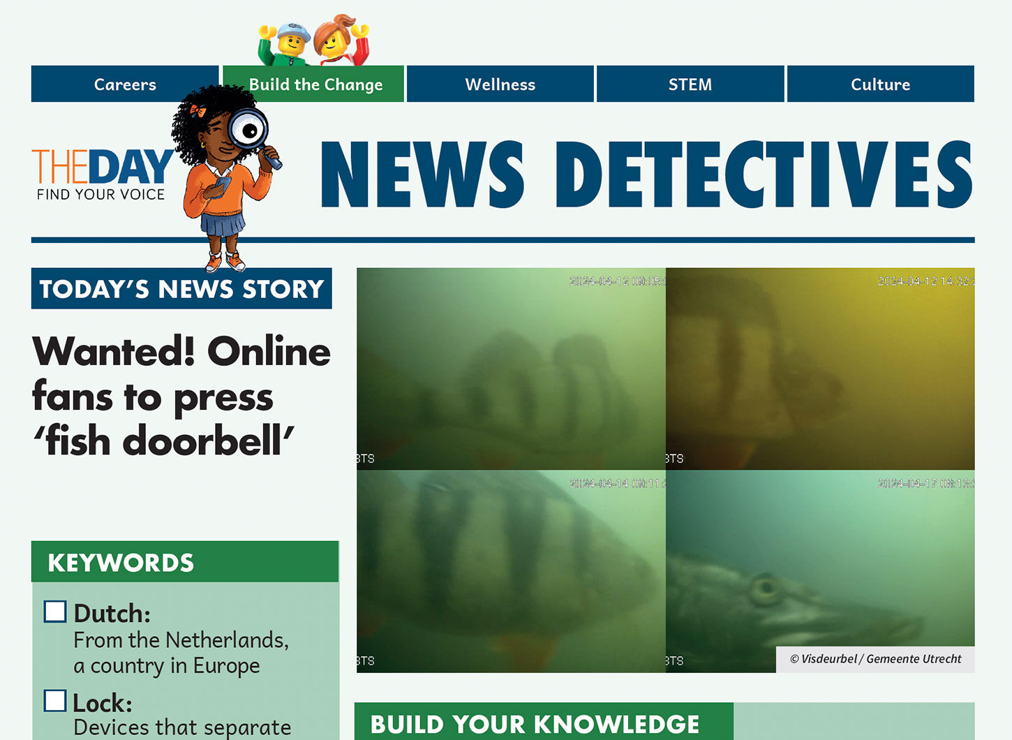 Wanted! Online fans to press 'fish doorbell' - The Day