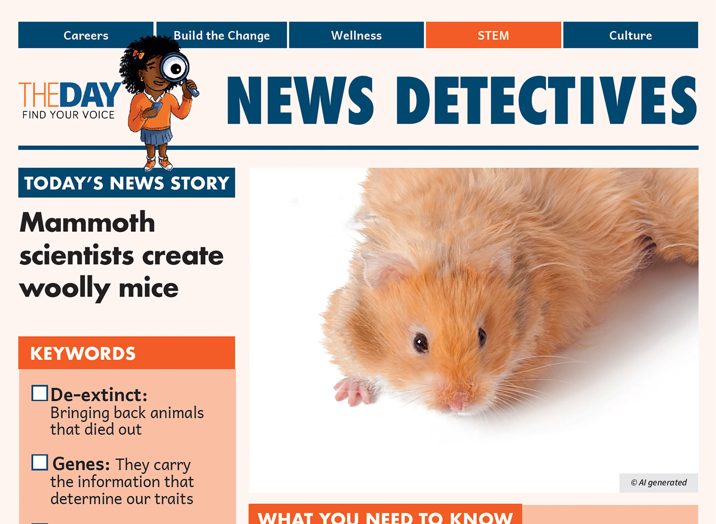 Mammoth scientists create woolly mice - The Day