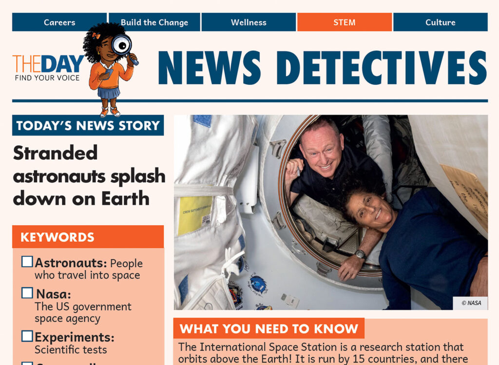 Stranded astronauts splash down on Earth - The Day