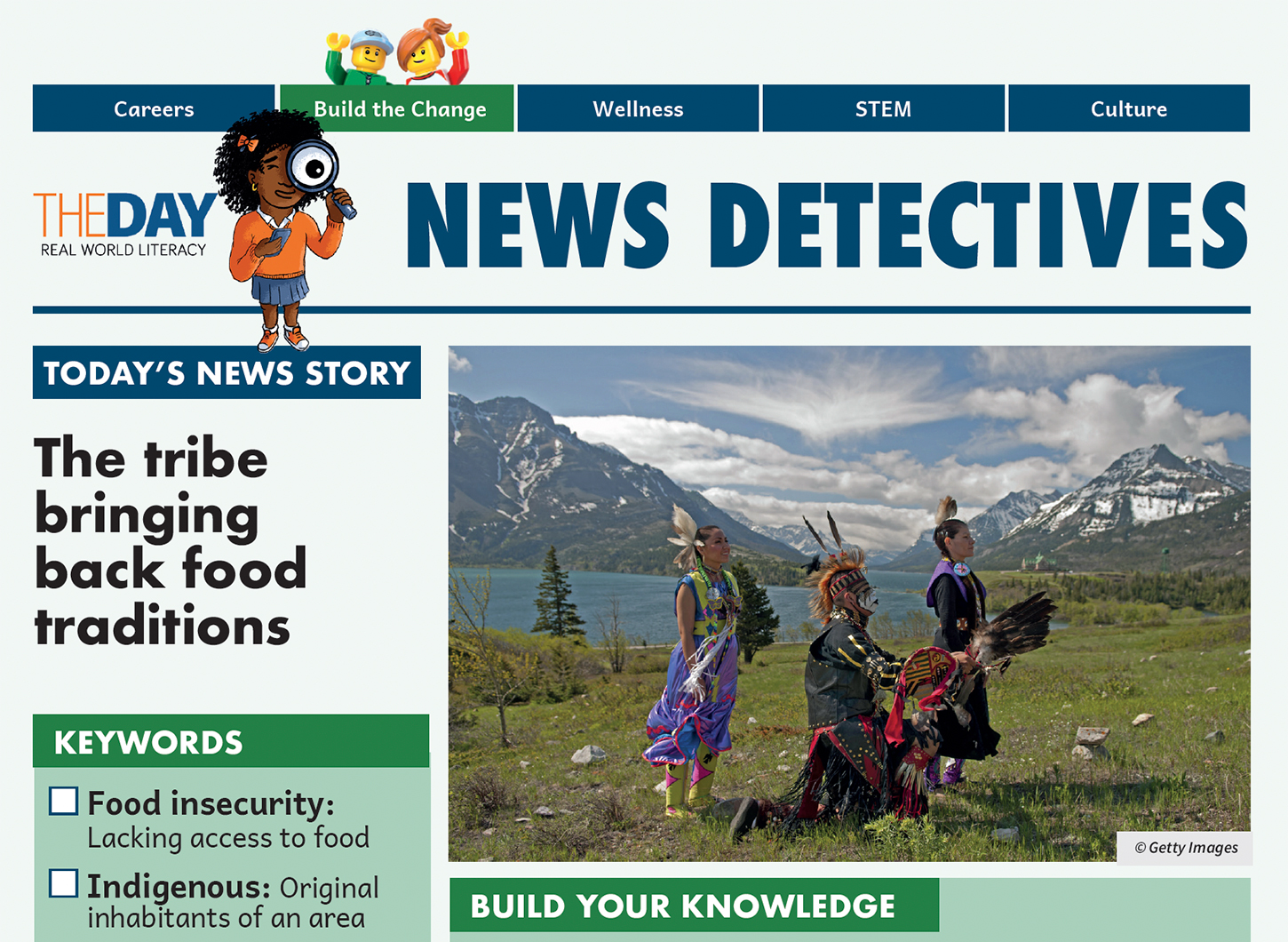 The tribe bringing back food traditions (Reading Level 3) - The Day