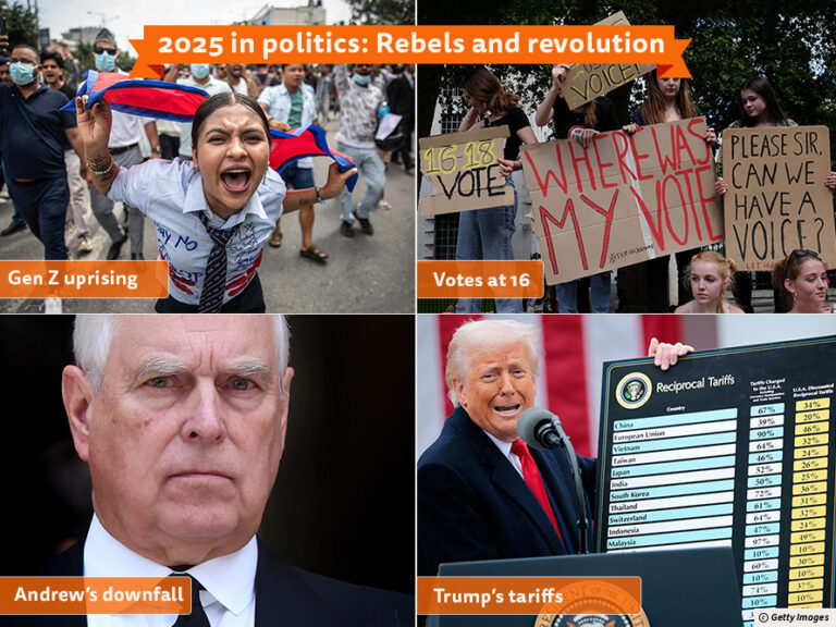 2025 in politics: Rebels and revolution (Reading Level 4-5) - The Day